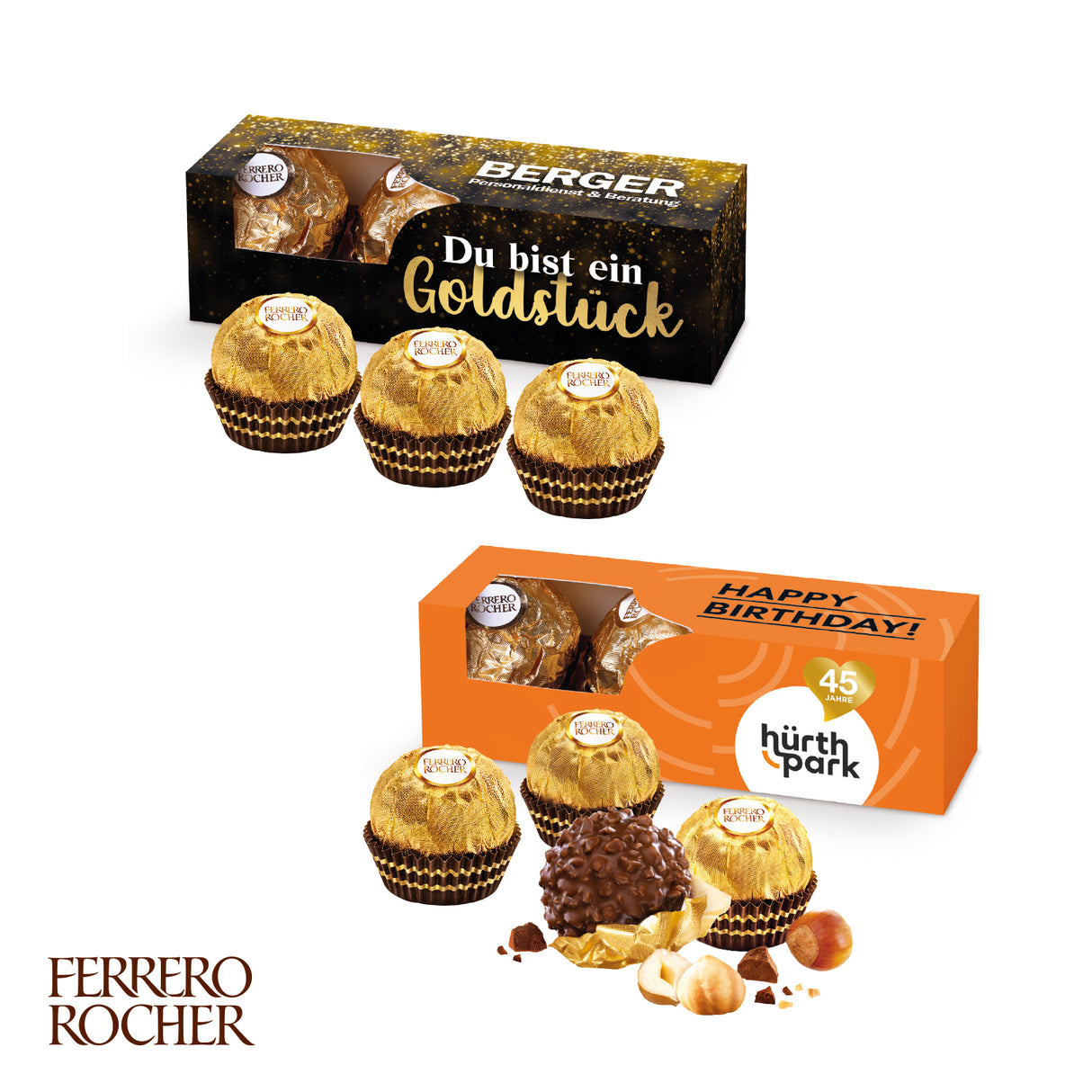 Ferrero Rocher, 3er – Firmengeschenkidee.de